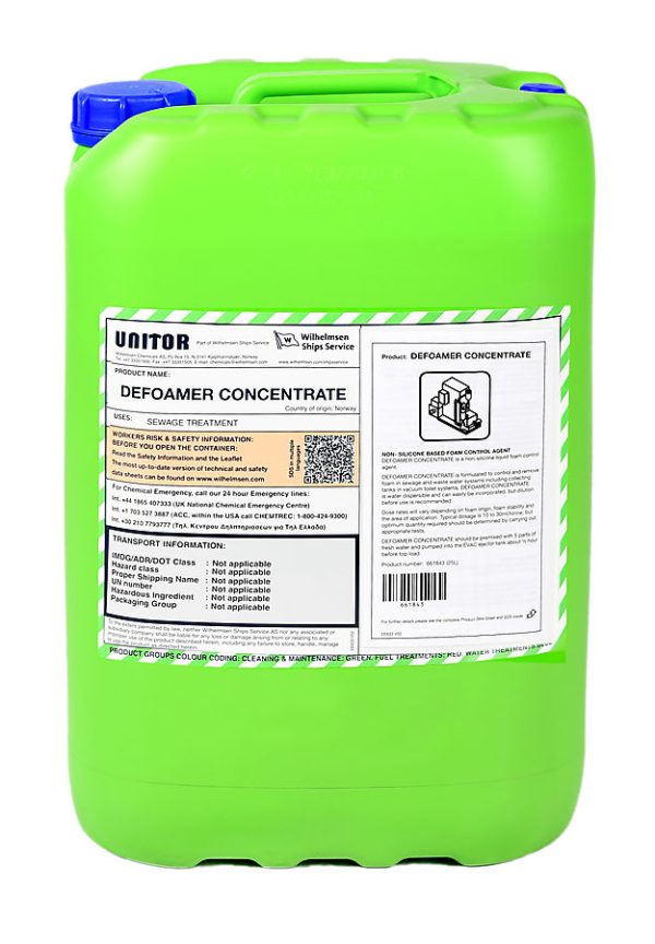 DEFOAMER CONCENTR. 25 LTR – International Industrial Mall